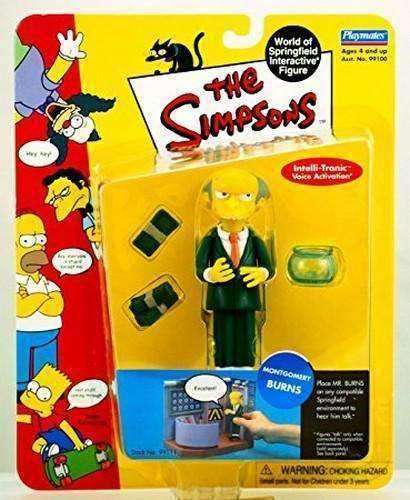 The Simpsons Montgomery Burns World of Springfield Action Figure Playm ...