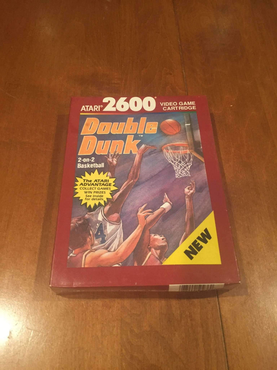 Double Dunk Atari 2600 Video Game NIB 1989 – Marvelous Marvin Murphy's