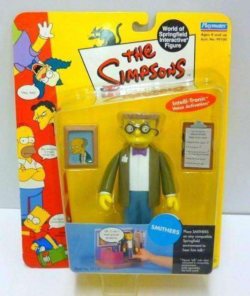 The Simpsons Smithers World of Springfield Action Figure Playmates Toy ...