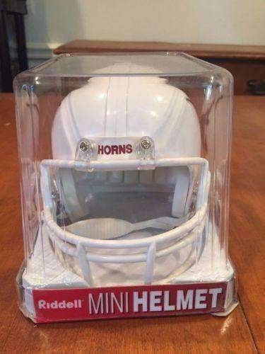 Texas Longhorns Mini Helmet by Riddell New in Box Hook Em Horns ...