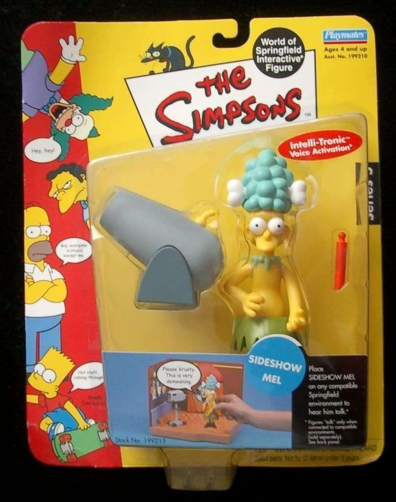 The Simpsons Sideshow Mel World of Springfield Action Figure Playmates ...