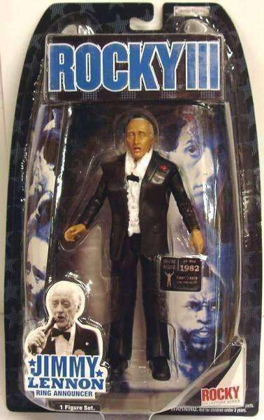 Rocky III Jimmy Lennon Ring Announcer Action Figure JAKKS Pacific NIB ...