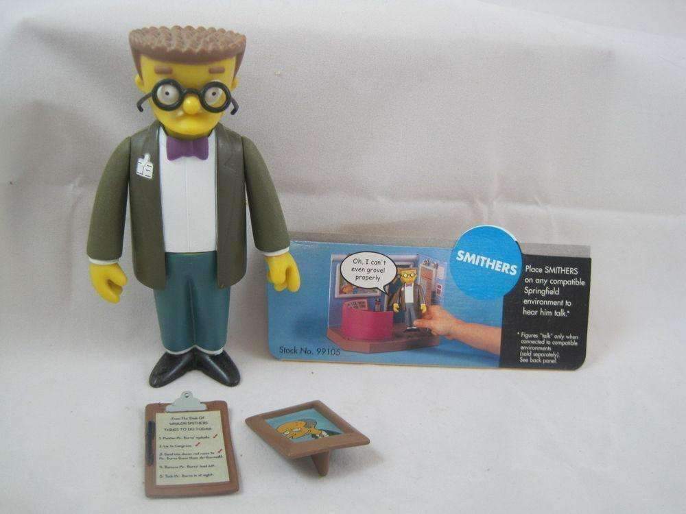 The Simpsons Smithers World of Springfield Action Figure Playmates Toy ...