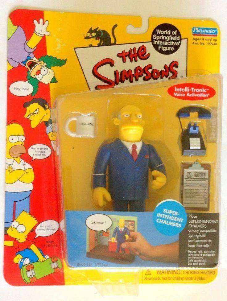 The Simpsons Superintendent Chalmers Action Figure by Playmates Toys ...