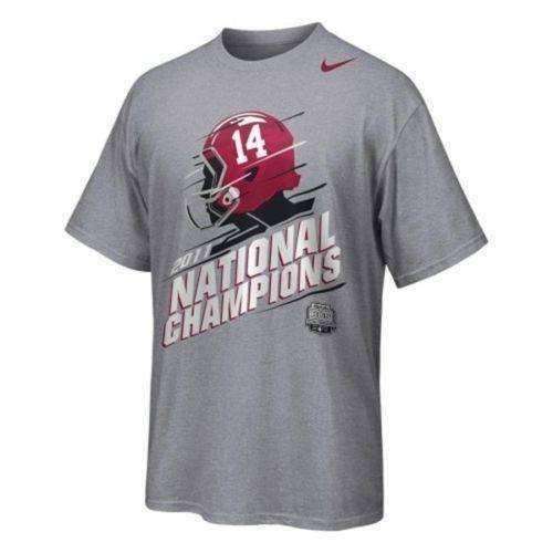 Alabama Crimson Tide 2011 National Champions t-shirt Nike new Football ...